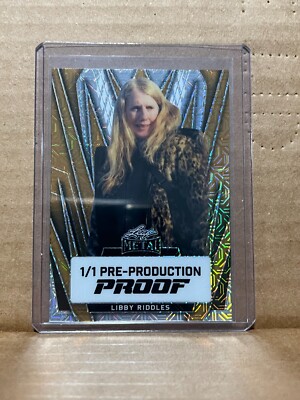 Libby Riddles 2024 Leaf Women Of Sports 1/1 Pre Production Proof | eBay