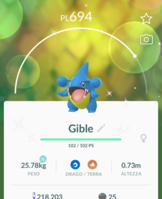Gible Shiny Shiny Gible Pokemon Go Catch With BanSlash Free In Nepal