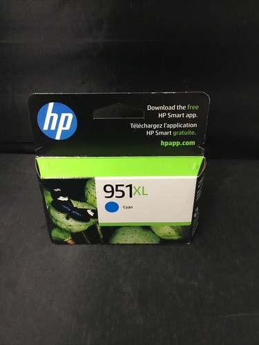 Authentic HP 951 XL CYAN Ink Cartridge (CN046AN) Expires 11-2025 Brand ...