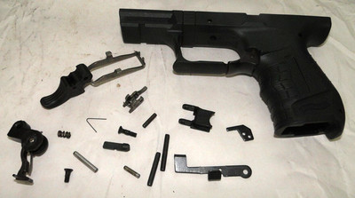 WALTHER P22 TRIGGER, TRIGGER BAR, EJECTOR, PIN, SPRING, HAMMER, SLIDE ...