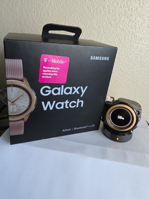 Samsung Galaxy Watch SM-R815 42mm Rose Gold Case Classic - LTE ...