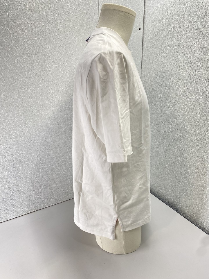 Thom Browne Mens Snake Embroidery Cotton T-Shirt Size S/FR 1 White | eBay