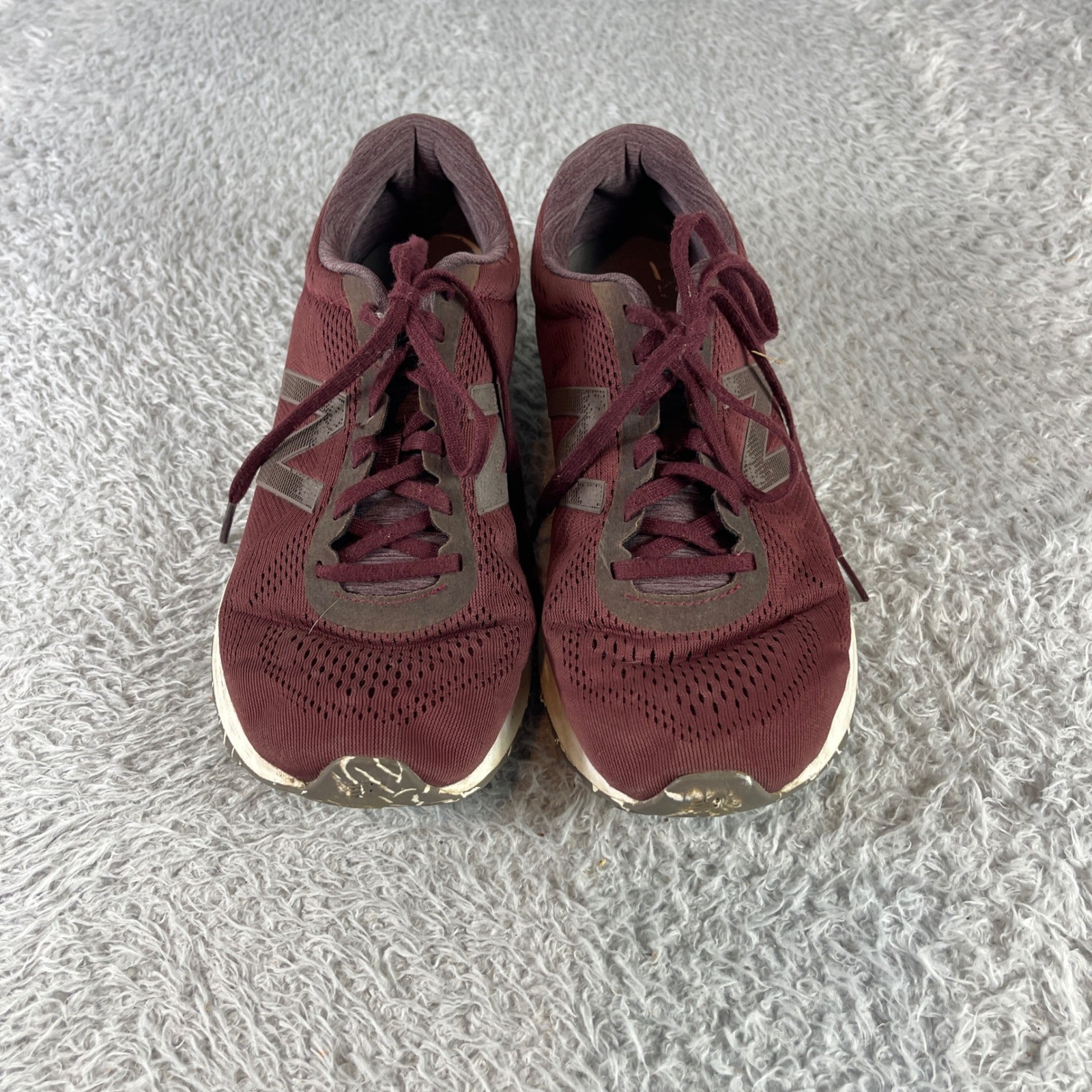 New Balance Fresh Foam Running Shoes Maroon Womens Si… - Gem