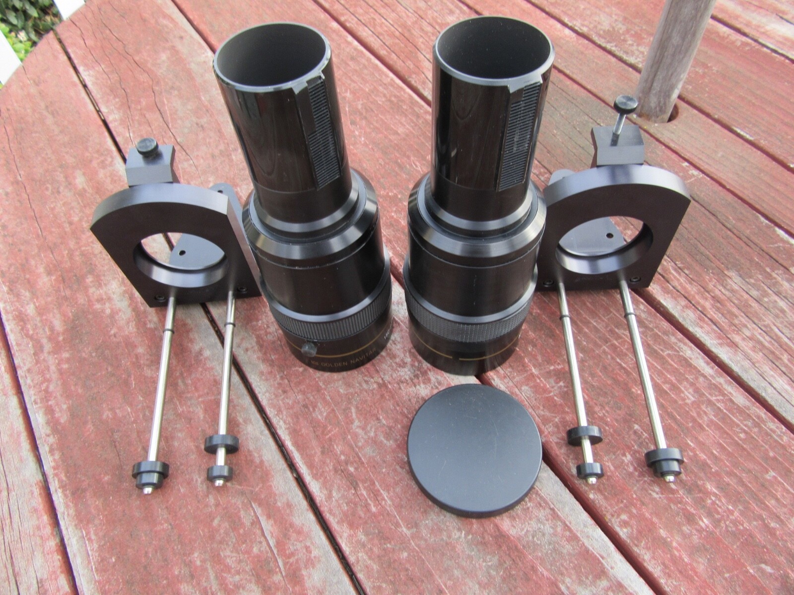 Golden Navitar 150-230mm lenses with Kodak Ektapro support mounts | eBay