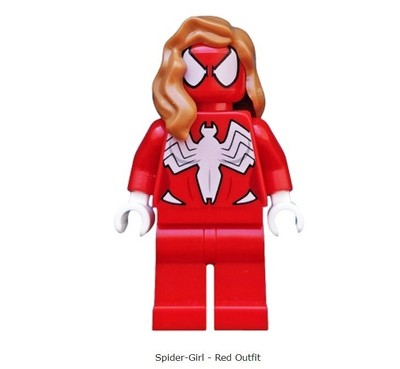 Lego minifigure Spider-Girl - Red Outfit Super Heroes | eBay