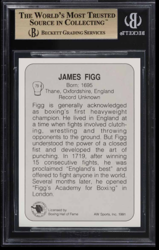 1991 All World Boxing - James Figg #79 for sale online | eBay