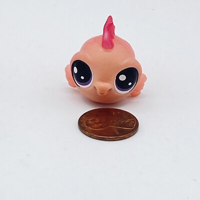 LPS LITTLEST PET SHOP HASBRO 3-144 CANNELIAN FISHER FISH TARGET CRYSTAL ...