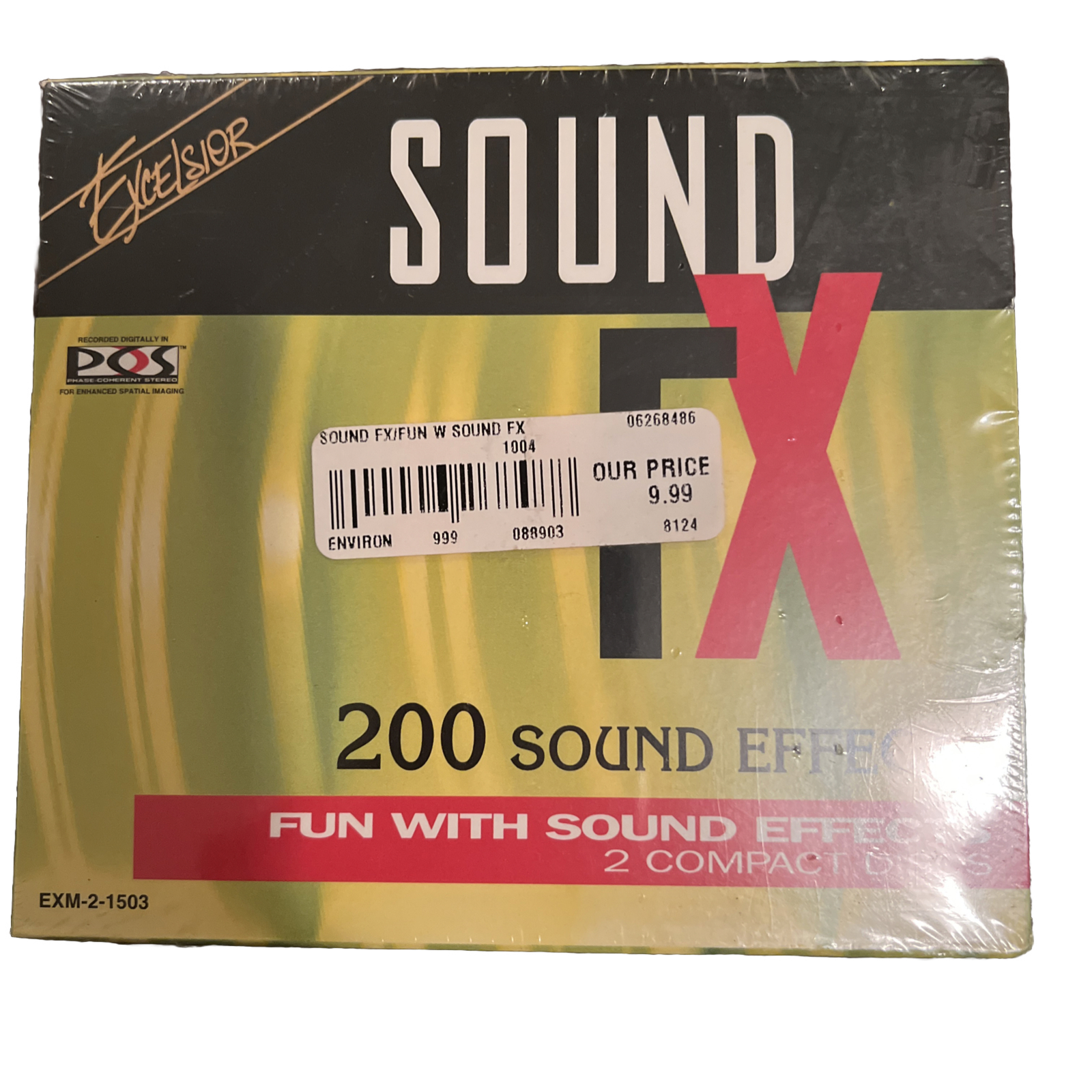 Excelsior Sound FX Fun With Sound Effects Vol 2 CD 100 Sounds Music ...