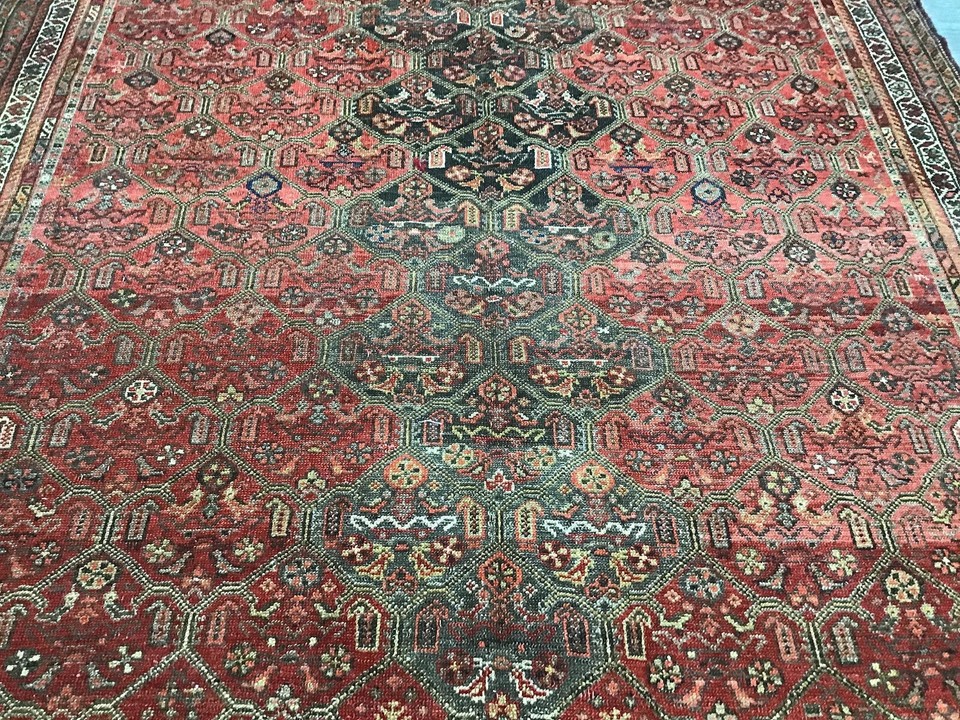 Over Hundreds year old 5'11" x 13' hand knotted Malayer Rug | eBay