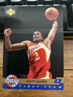 1992-93 Upper Deck All-Rookie Team Stacey Augmon #AR5 Hawks | eBay