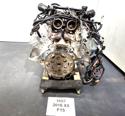 14-16 OEM BMW X5 X6 F15 F16 50iX Engine Motor Block N63T Twin Turbo ...