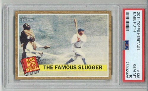 2011 Topps Heritage - 1962 Topps Buybacks Green Tint #138 Babe Ruth for ...