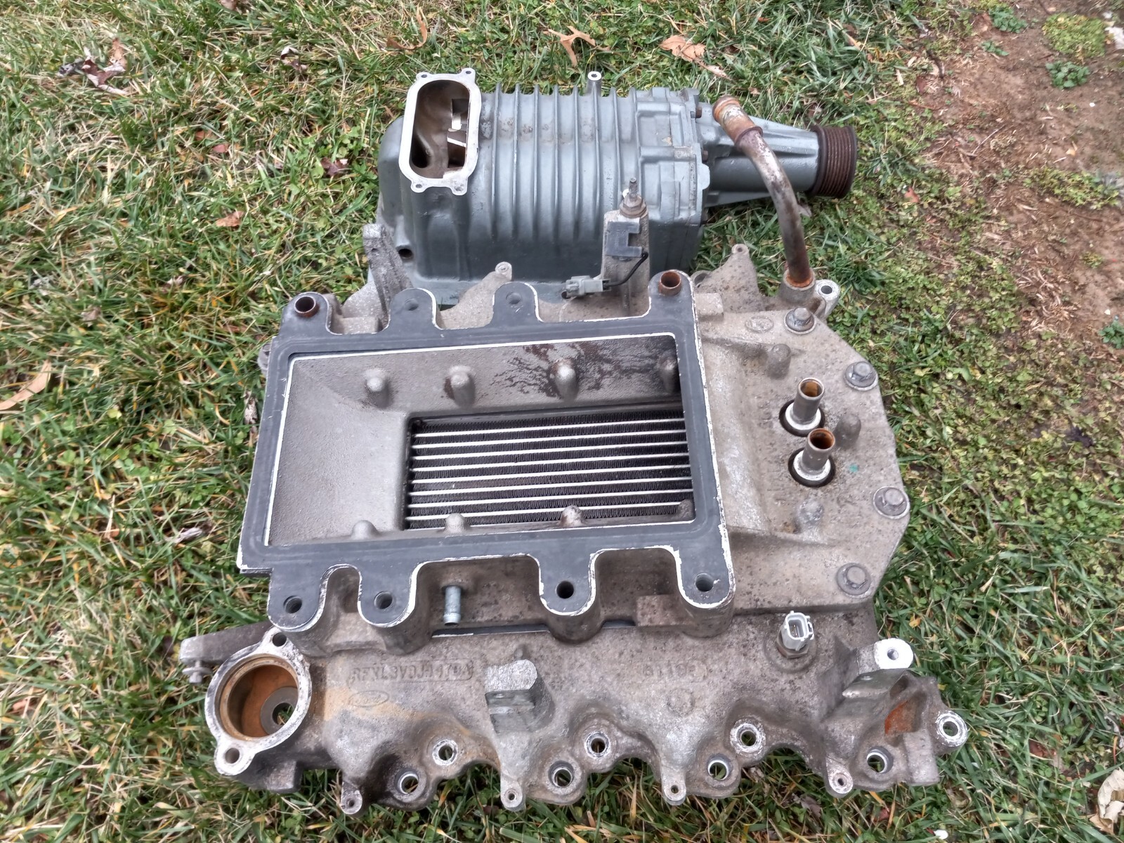 1999-2000 Ford Lightning 5.4L Harley Supercharger Setup M112 Eaton F150 ...