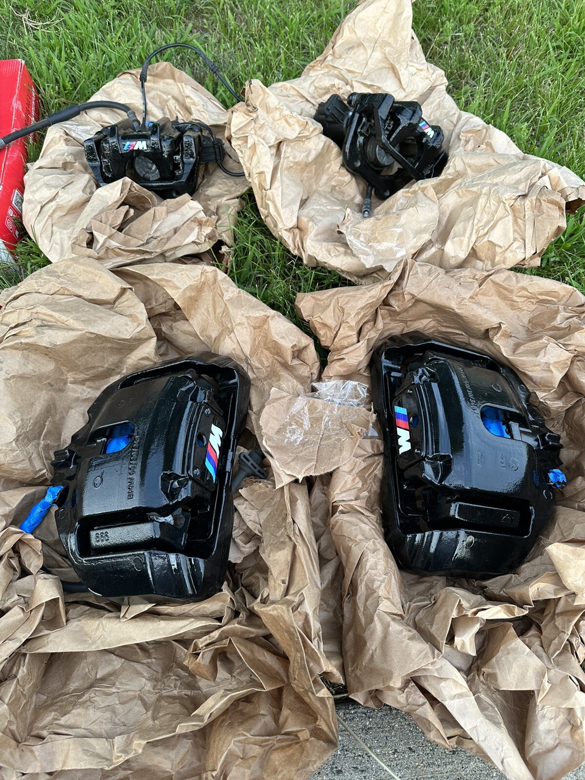 BMW OEM 5 Series F10 Brembo Rear Front Brake Kit Pads Calipers Rotors ...