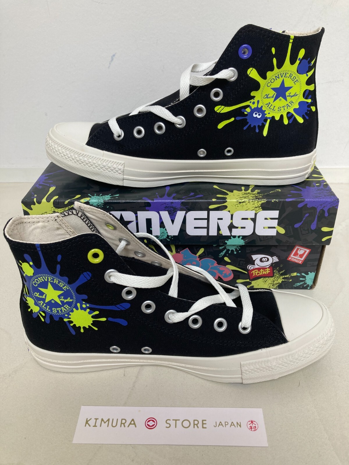 Converse x Splatoon 3 Chuck Taylor All Star Black 31312701 Limited ...