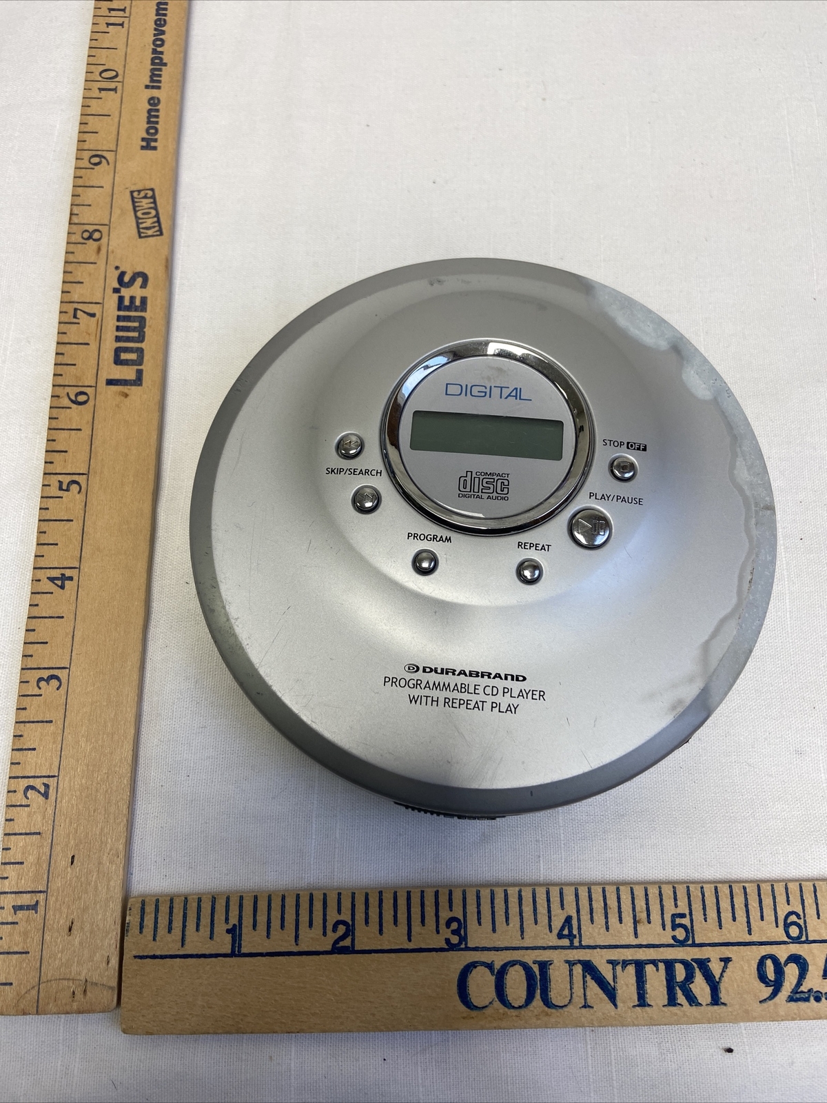 Durabrand Portable CD Player Model CD-56 Digital Programmable w/ Repeat ...