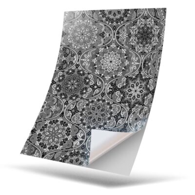 1 x Vinyl Sticker A4 - BW - Intricate Vintage Pattern Mandala #43062 ...