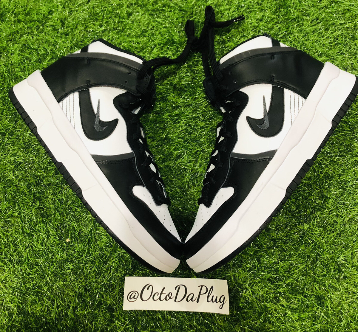 Size 12 - Nike Dunk Up High White Black W for sale online | eBay