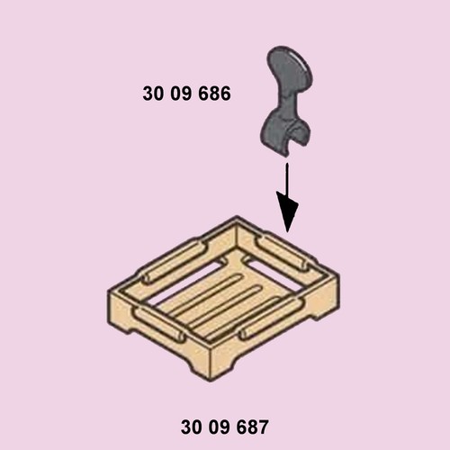 Playmobil 5341 5342 5343 5344 VICTORIAN MARKET STALL * SPARE PARTS ...