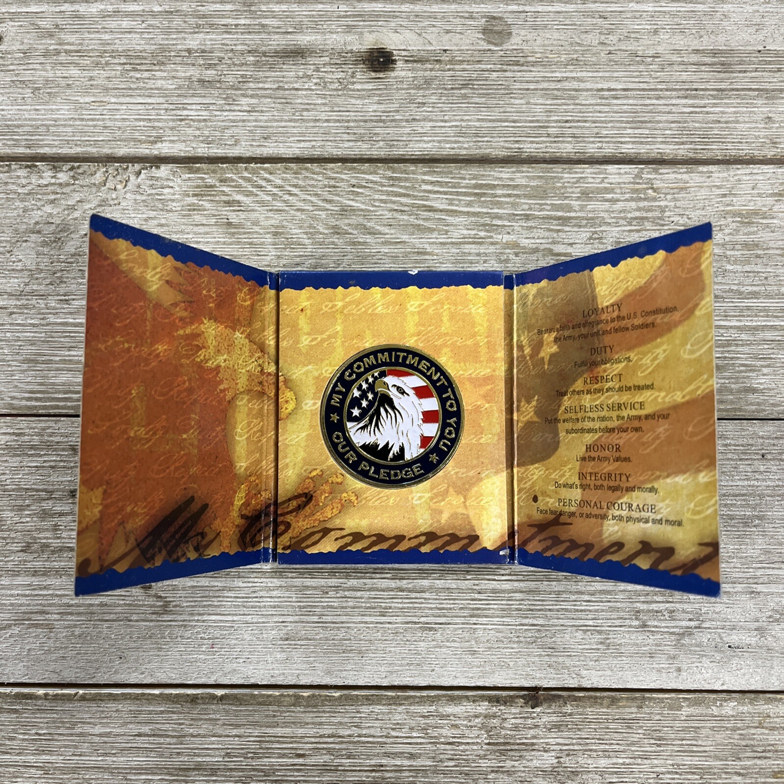 US Army National Guard My Commitment To You Pledge Challenge Coin ARNG ...