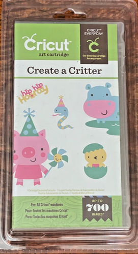 Cricut Create A Critter Art Cartridge 200099 All Machines Up To 700 ...
