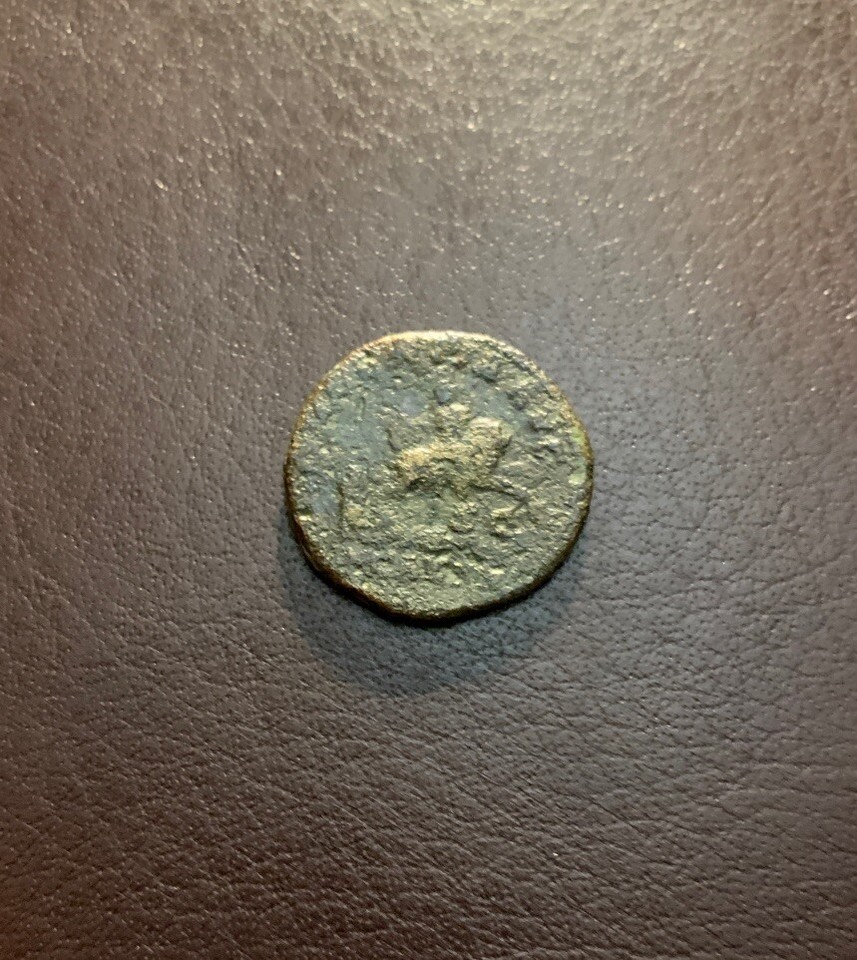 RARE! CARACALLA Ancient Roman Coin AE As 206-10AD LION DEA CAELESTIS ...