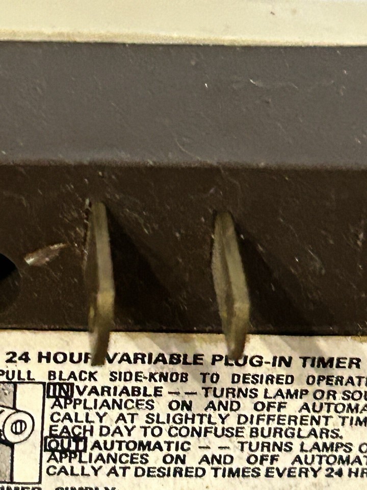 Vintage Sears Variable Plug-In Timer #34 6640 Lamp Lights Appliance ...