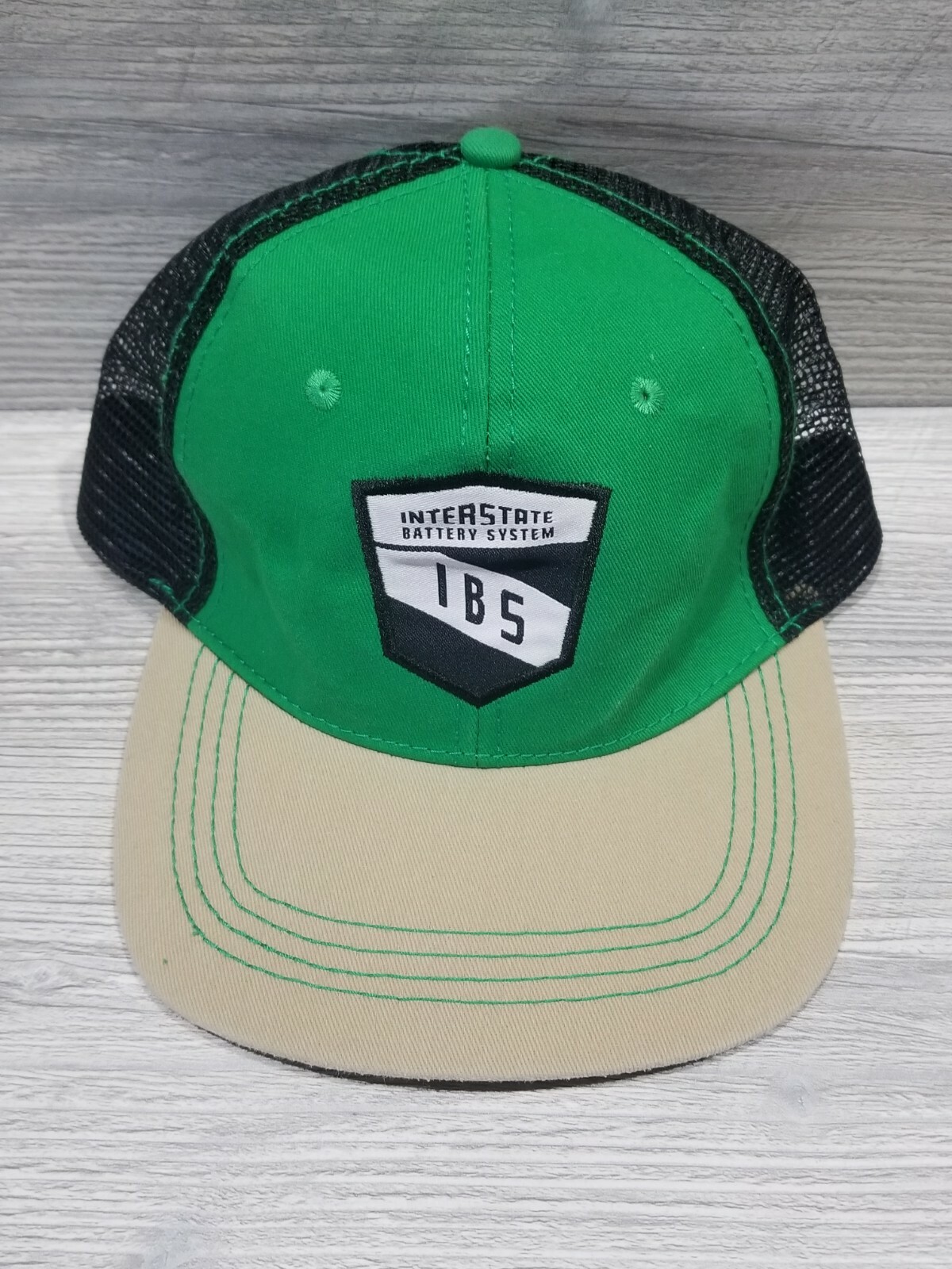 Hat Cap Interstate Battery System IBS Green with Blac… - Gem