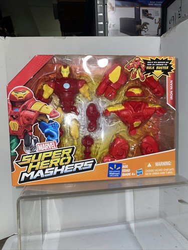 Marvel Super Hero Mashers IRON MAN/ Hulk Buster (Walmart Exclusive) New ...