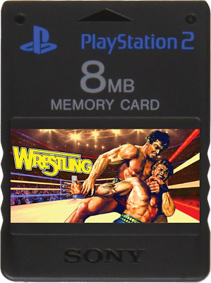 WRESTLING PS2 PS1 | MEMORY CARD SAVES | 100% Complete! WWE WCW ECW WWF ...