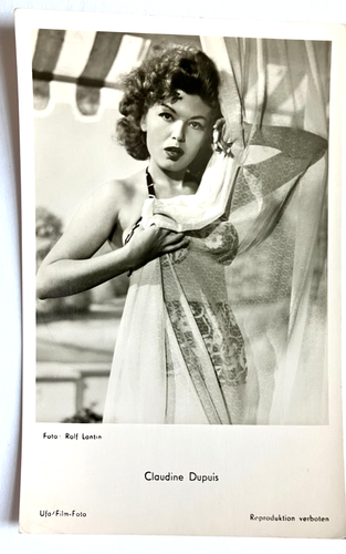 CLAUDINE DUPUIS-european/HOLLYWOOD starlet PIN-UP/glamour 1950s ...