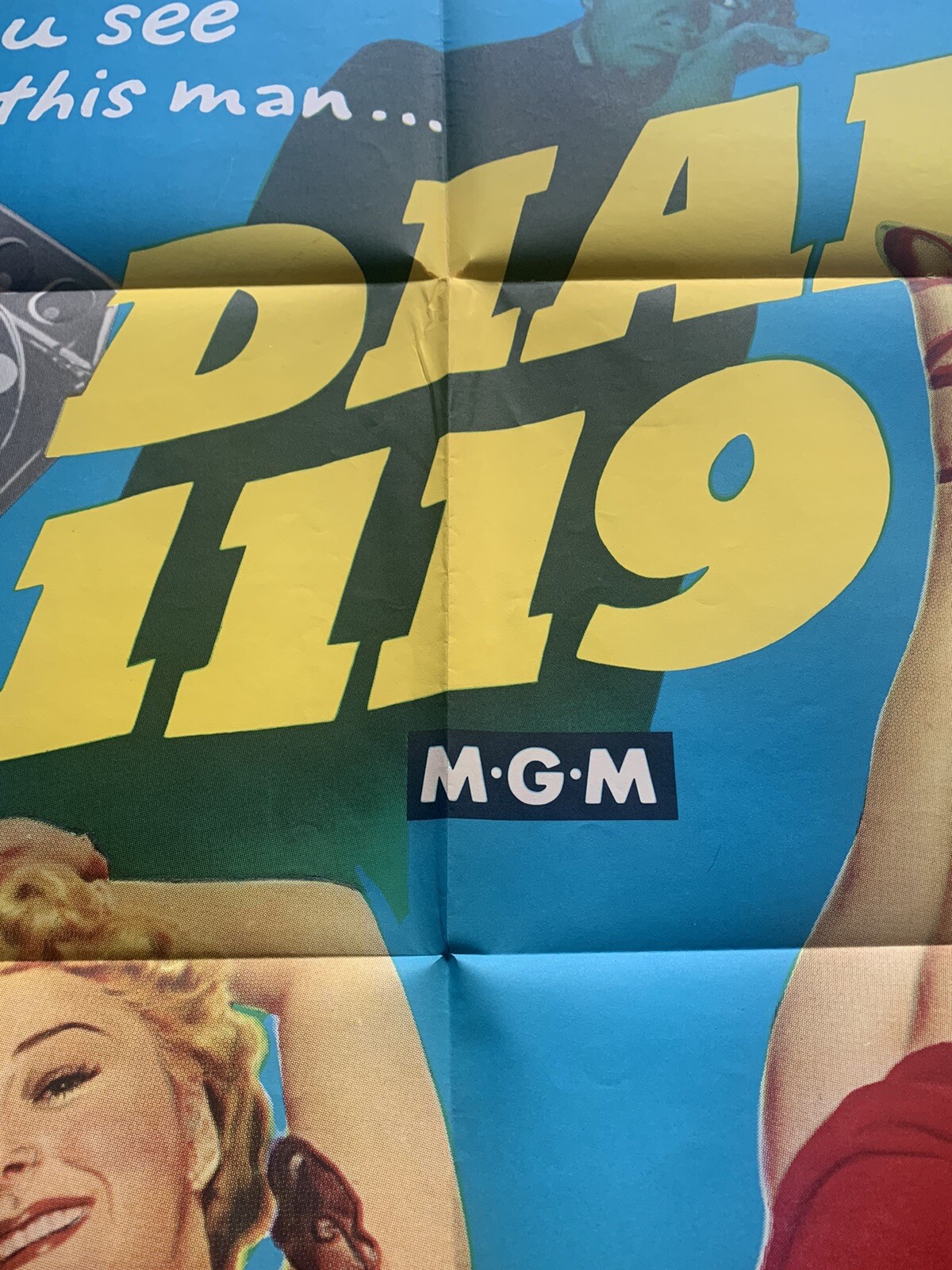 DIAL 1119 (1950) ORIGINAL 1-SHEET POSTER CRIME FILM NOIR SEXY VIRGINIA FIELD | eBay