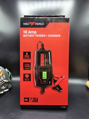 Volt Force 10A Battery Charger and Maintainer 6V & 12V Brand New VF-1004 (CB) | eBay