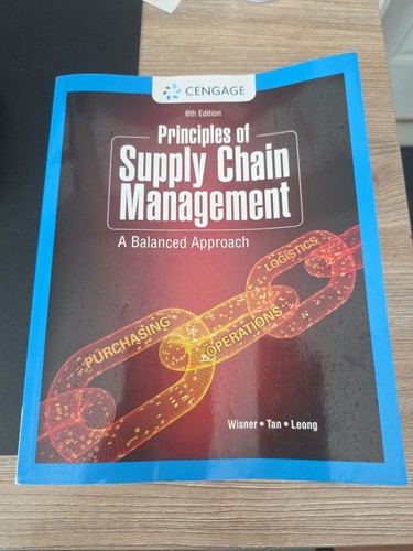 Principles of Supply Chain Management: A Balanced Approach 6th Edition ...