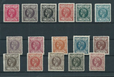 Elobey Correo 1905 Edifil 19/34 * Mh | eBay.de