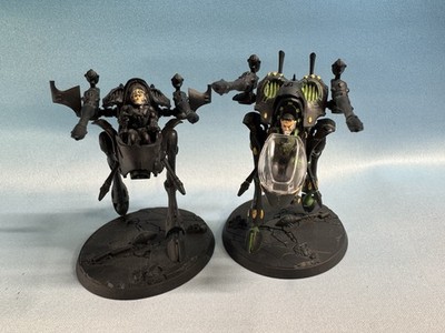 Warhammer 40K Eldar War Walkers x2 – Painted & Primed – Aeldari Heavy ...