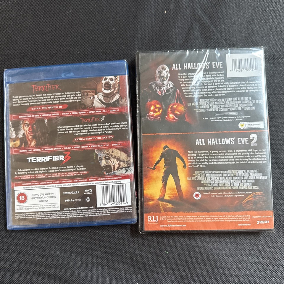 Full Collection - All Hallows Eve / Terrifier / Terrifier 2 / terrfier ...