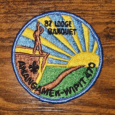 Amangamek Wipit 470 Order of the Arrow 1982 Banquet NCAC Boy Scout ...