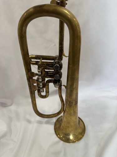 Decorative Raw Brass Rotary Trumpet | eBay
