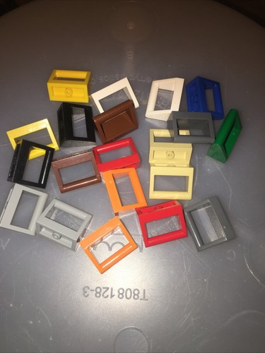 lego Multi Color Tile, Modified 1 x 2 with Bar Handle - QTY 20 | eBay