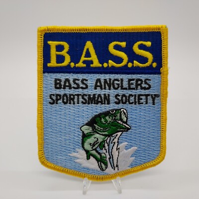 Original Bass Angler Sportsman Society BASS 4"x3.25" Patch | eBay