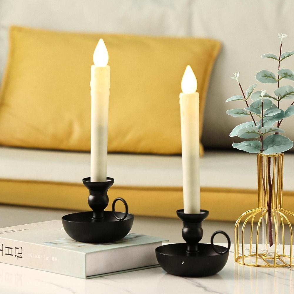 Home Decor Candlelight Dinner Candle Holder Candle Props Small Tray ...