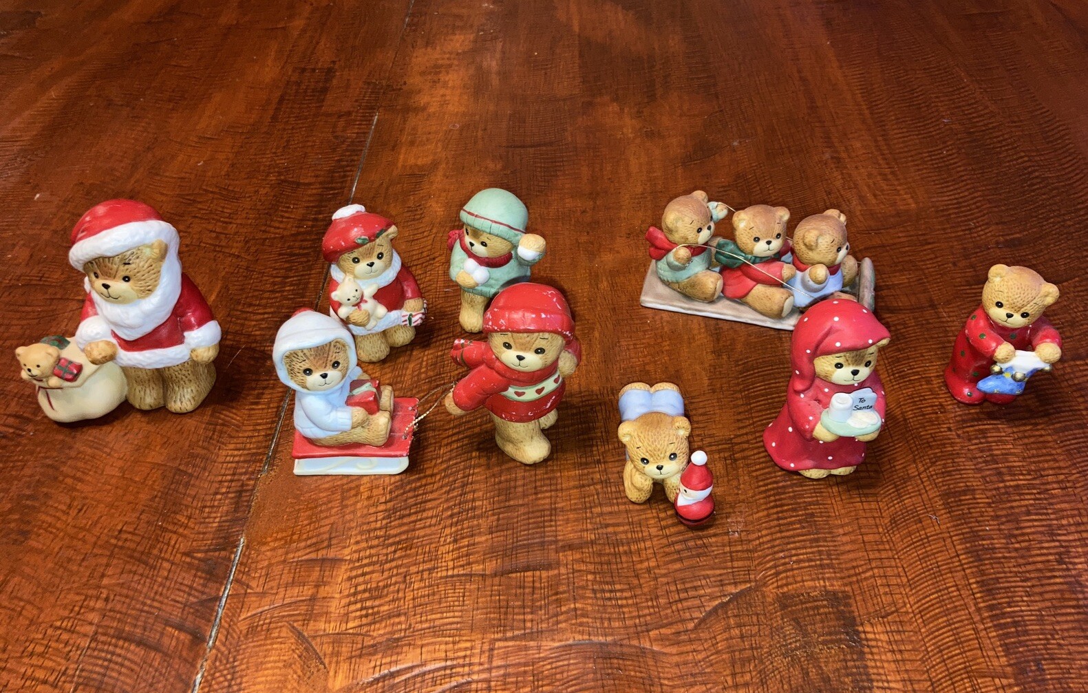 Lot of 8 Lucy&Me Bears Lucy Riggs 1980’s. Christmas Themed | eBay