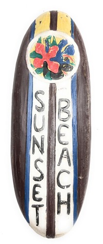 Sunset Beach Rustic Surf Sign 20" - Surfing Accents | #bds1206350 | eBay