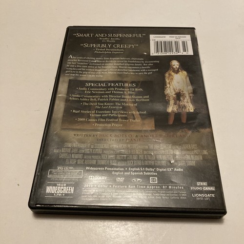 The Last Exorcism (DVD, 2010) 31398129349| eBay