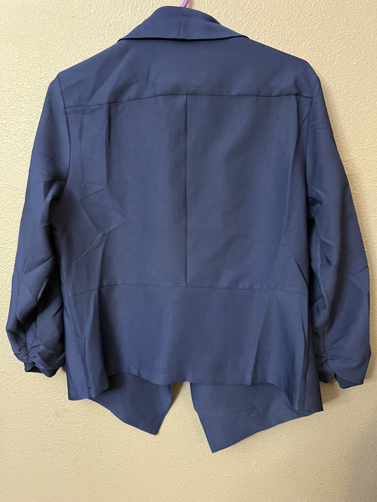 NWT GRECERELLE Women's Blazer/coat Jacket Long Sleeve Size 14 Navy Blue ...