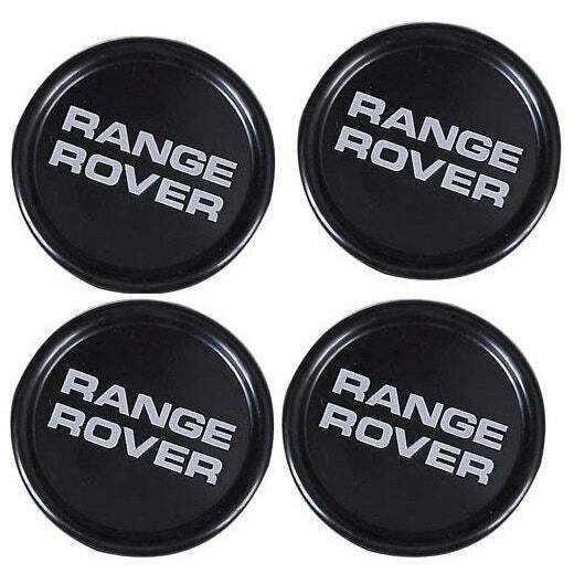 Land Rover Range Classic Rim Wheel Black Center Cap Cover Set x4 ...