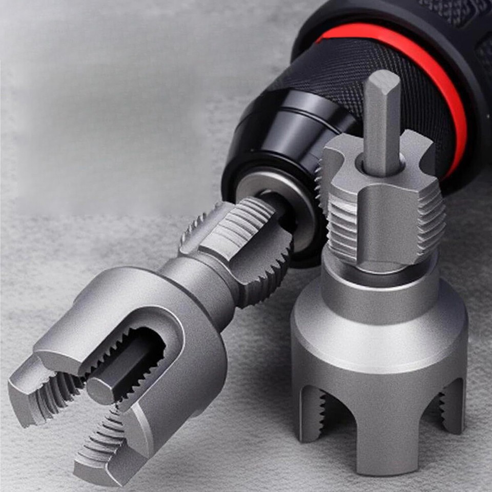 PVC Pipe Threader Kit PPR Water Pipe Opener Tap for Electric Drill ...