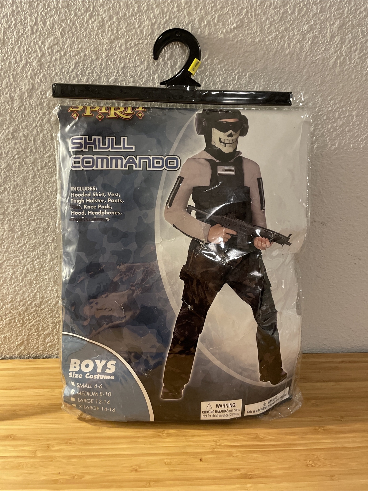 Spirit Skull Commando Child Costume Medium (8-10) Hal… - Gem