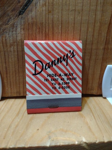 Vintage MATCHBOOK, Danny's HIDE-A-WAY . MB26. | eBay
